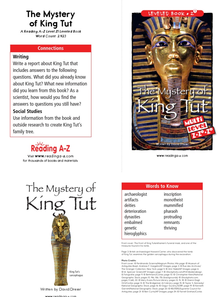 King Tut | PDF | Tutankhamun | Akhenaten