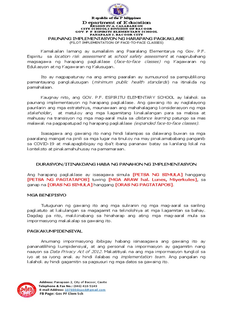 Letter of Consent Permit or Waiver | PDF