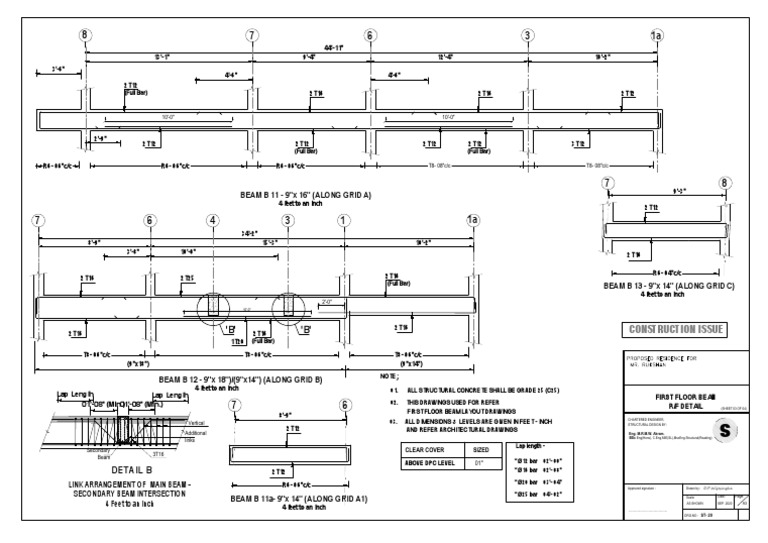 Beam and Slab Layout | PDF