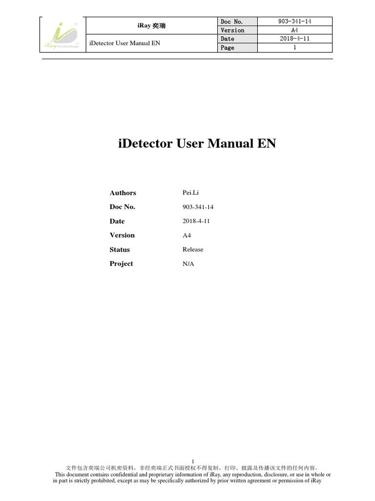 Iray Idetector User Manual EN A4 | PDF | Wi Fi | Microsoft Windows
