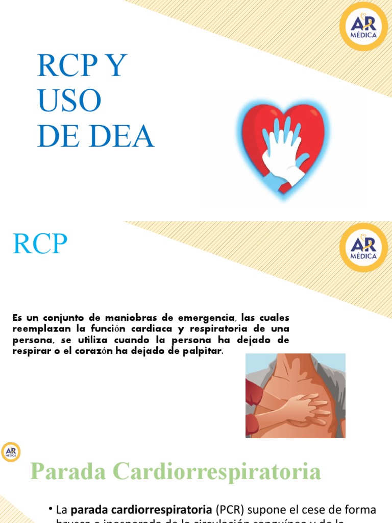 RCP y Uso de DEA | PDF