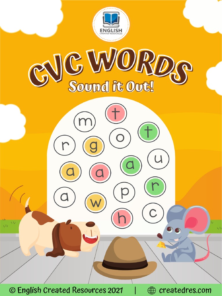 CVC Activity Book Sound It Out | PDF