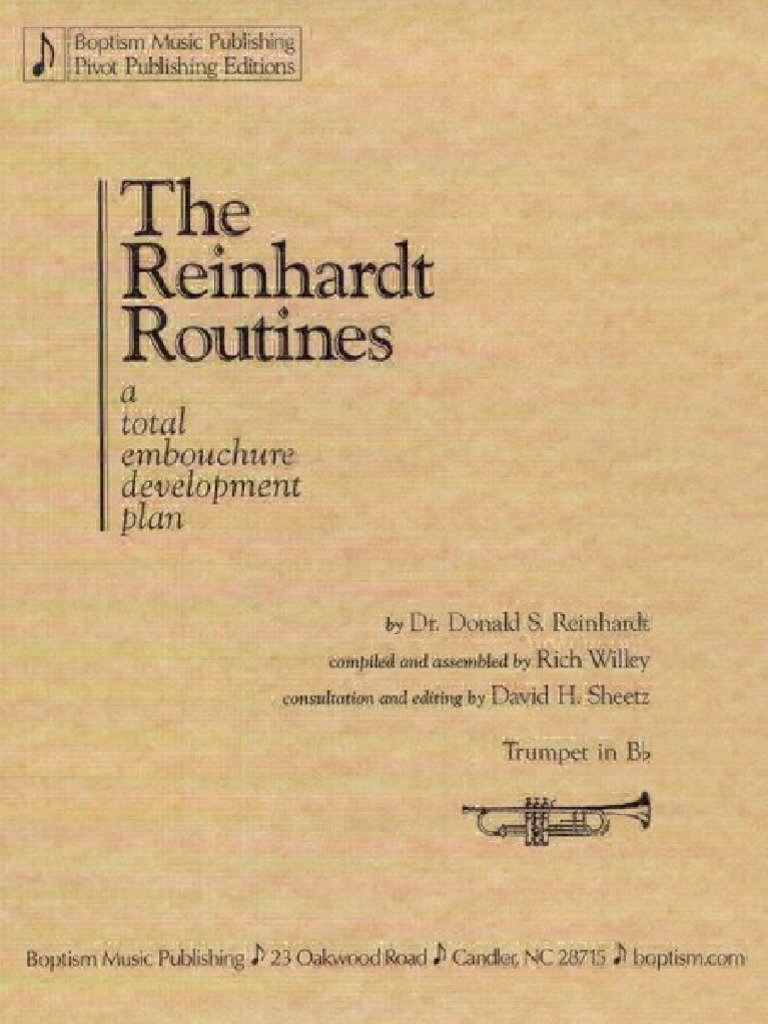 Método Donald Reinhardt - The Reinhardt Routines | PDF