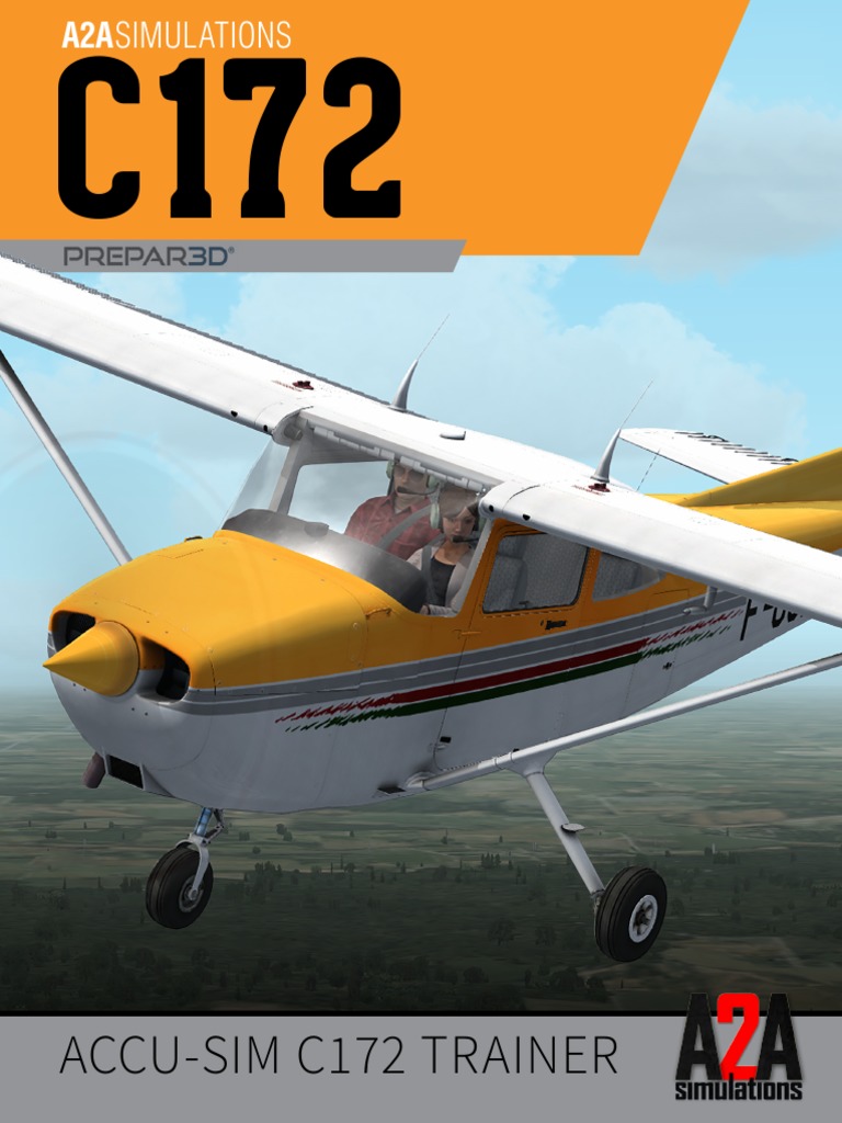 A2A C172 Pilot's Manual P3D | PDF | Flap (Aeronautics) | Transport