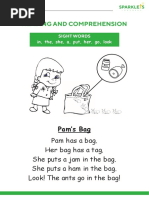 Short A #2 CVC Stories Reading Comprehension English Worksheet | PDF