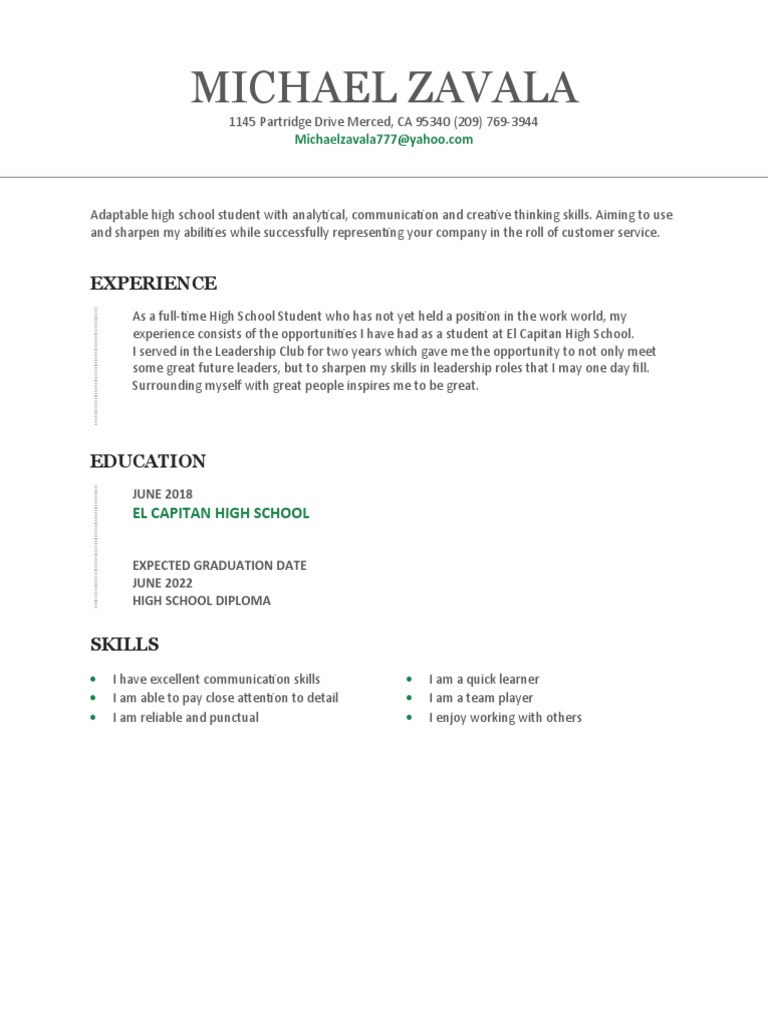 Michael Zavala 9 | PDF | Self-Improvement