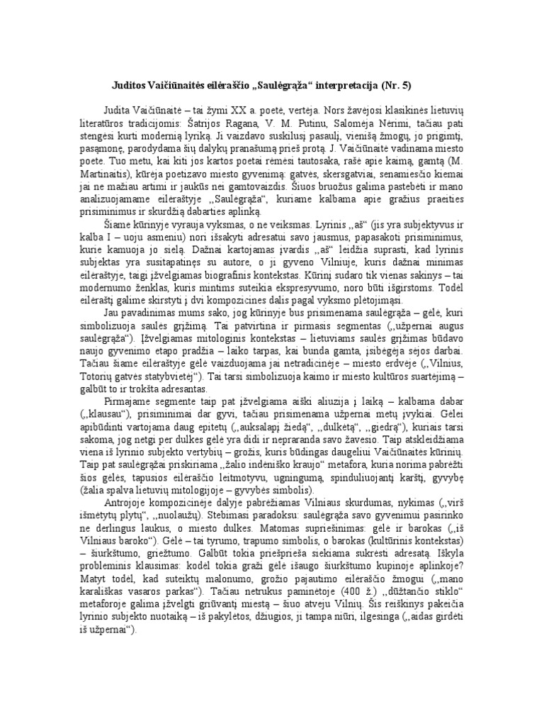 Saulegraza 5 | PDF