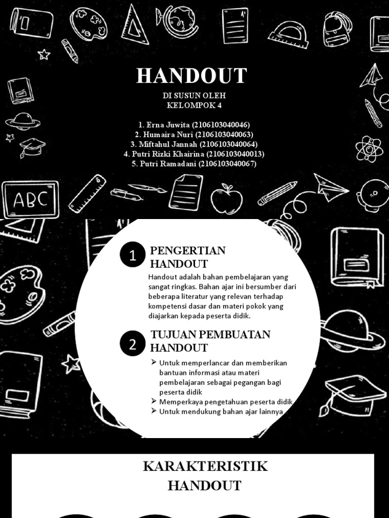 Handout | PDF | Karier & Perkembangan