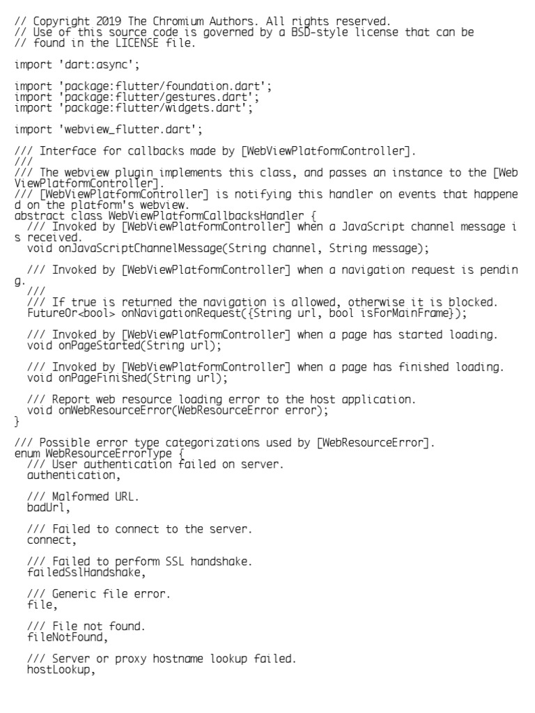 Platform Interface Dart Pdf