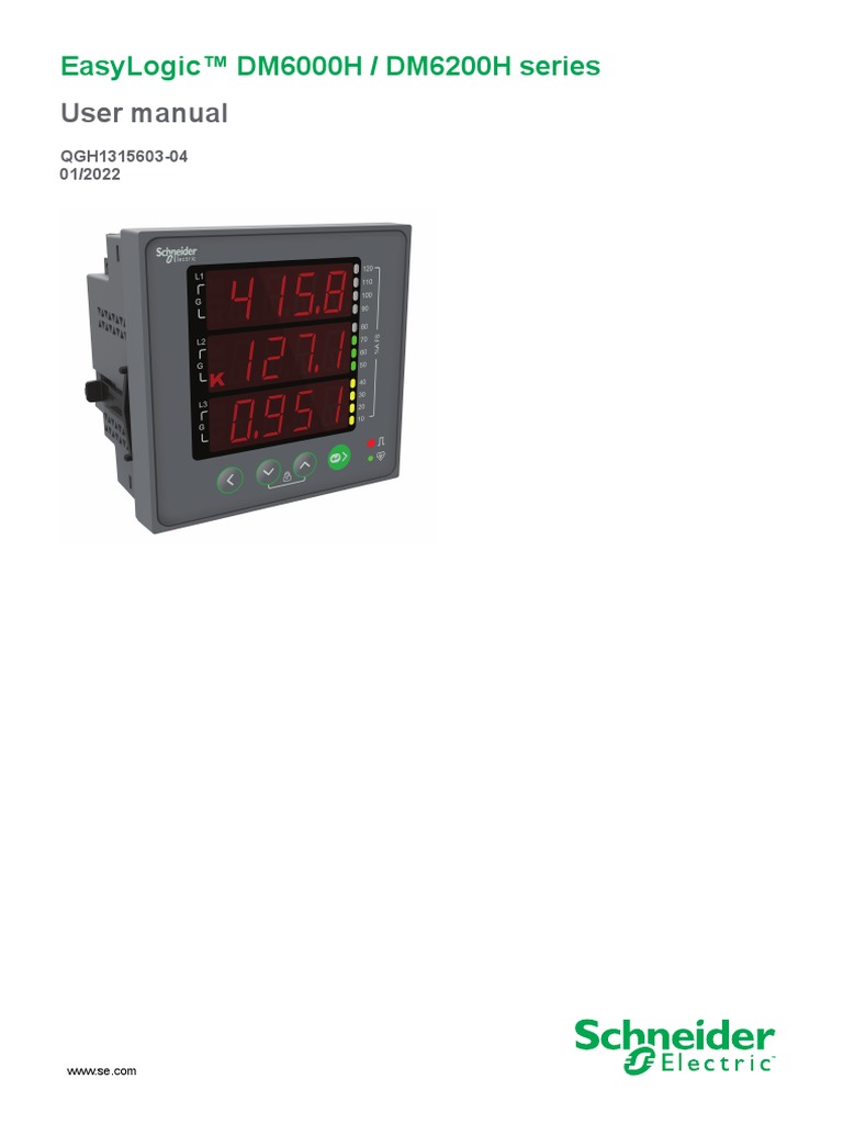 Manual DM6000 | PDF | Scada | Electrical Wiring