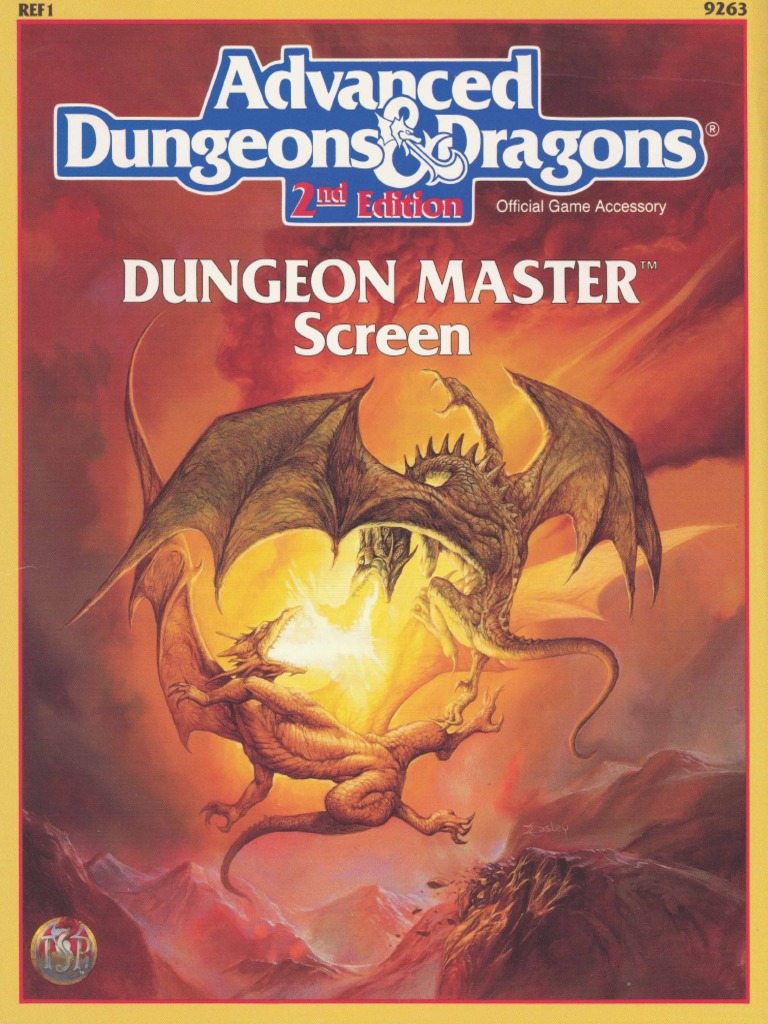 REF1 - Dungeon Masters Screen | PDF | Tsr, Inc.