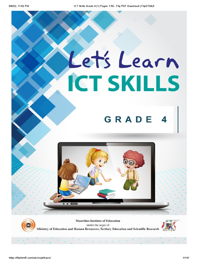 ICT Skills Grade 4 (1) Pages 1-50 - Flip PDF Download - FlipHTML5 | PDF