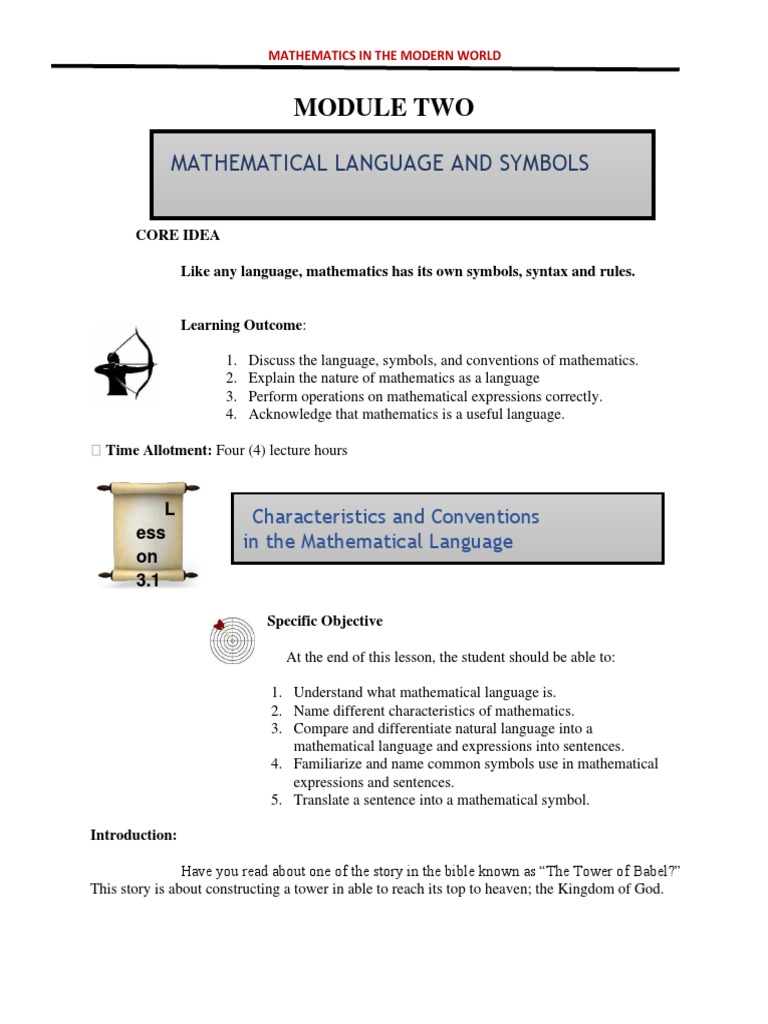 Mathematics in The Modern World Module 2 | PDF