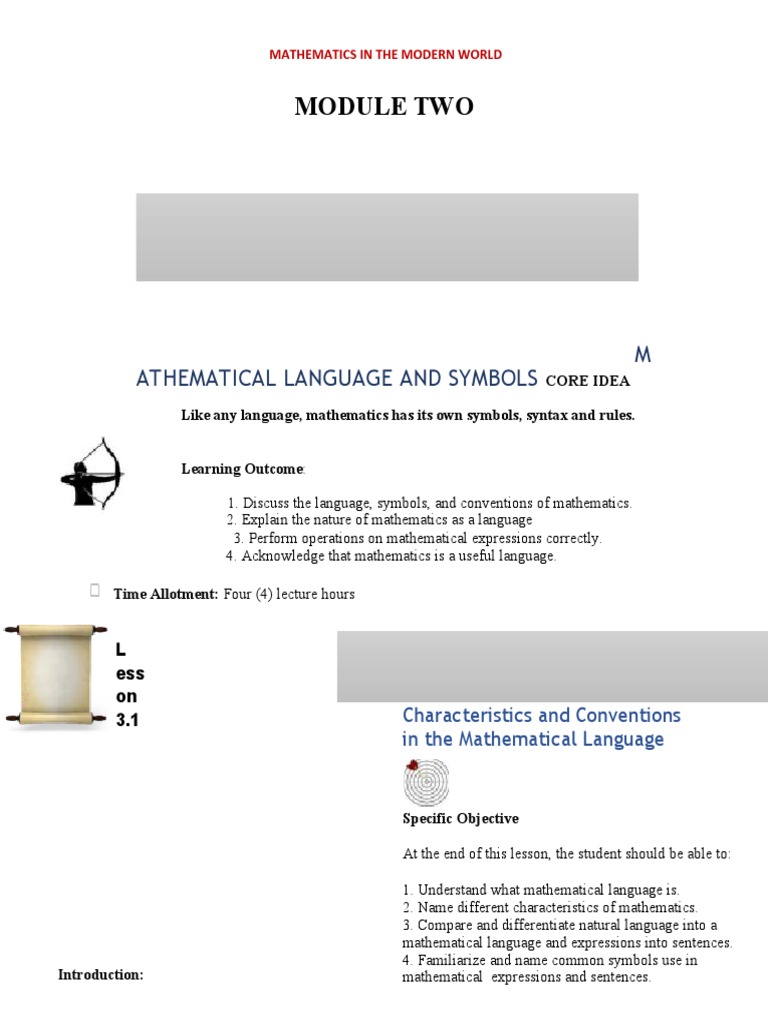 Mathematics-in-the-Modern-World Module 2 | PDF