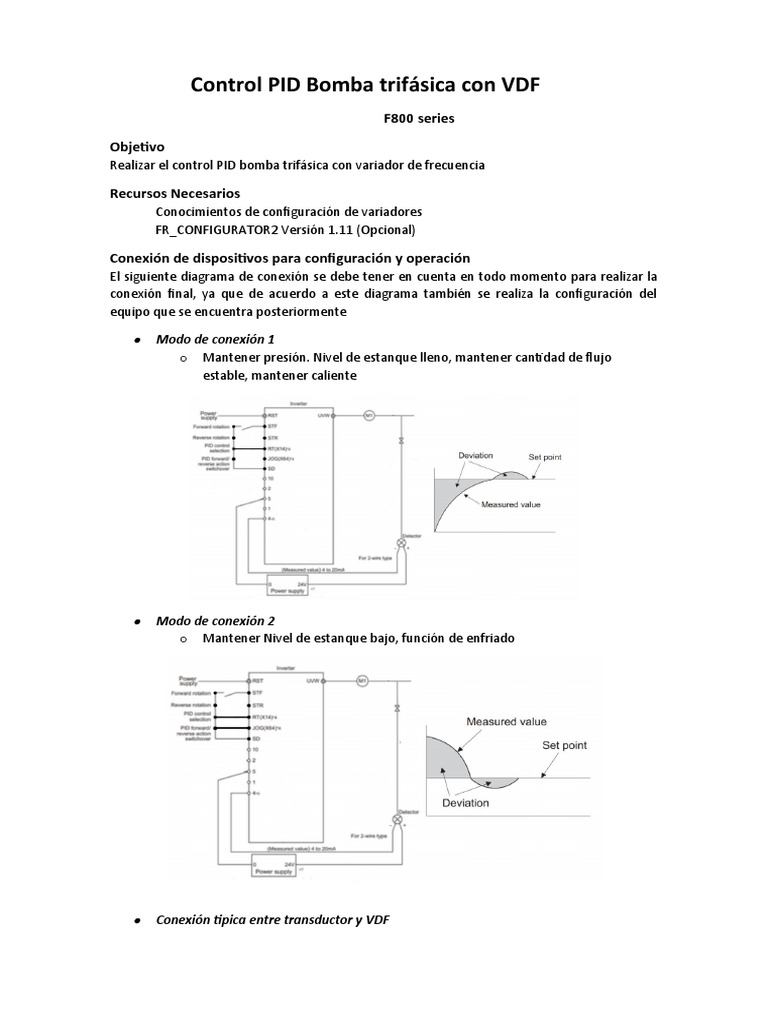 Control PID de Bomba Trifásica con VDF | PDF | Informática | Teoría de ...