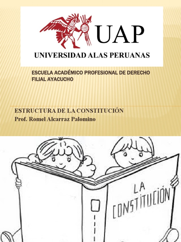 Estructura de La Constitución | PDF | Constitución | Estado (política)