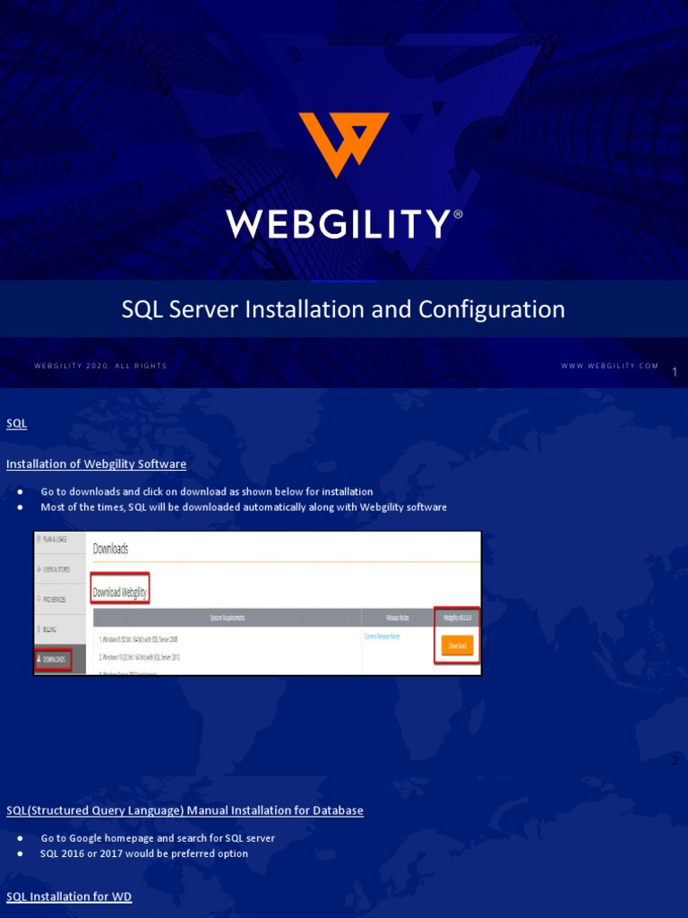 SQL Server Installation and Configuration | Download Free PDF | Microsoft Sql Server | Databases