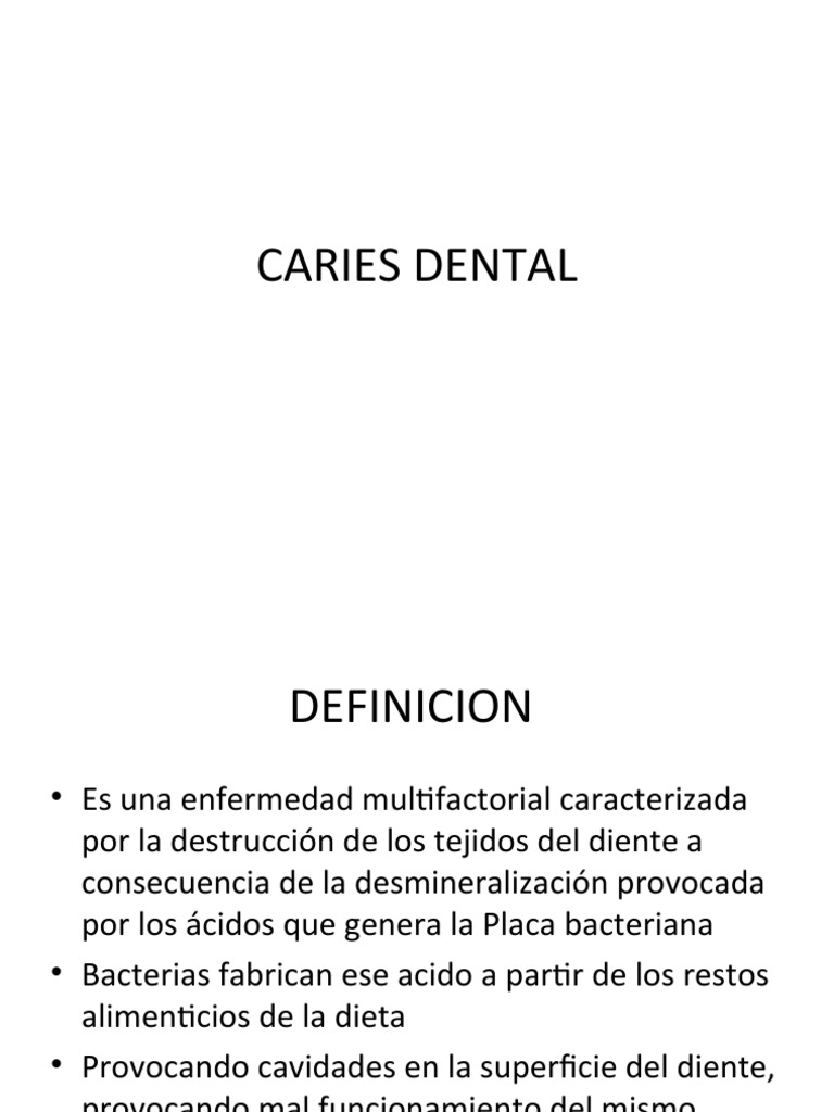 Caries PowerPoint Presentation | PDF