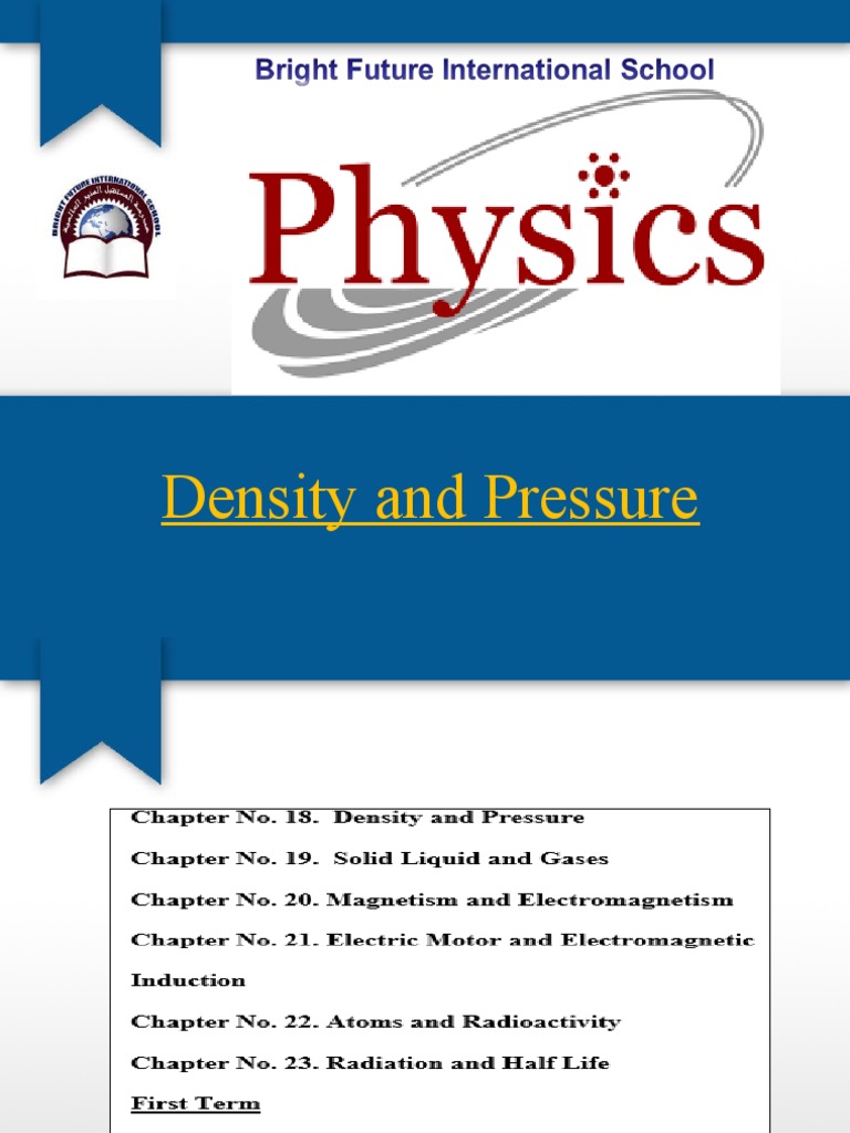 Densityand Pressure | PDF | Pressure | Density