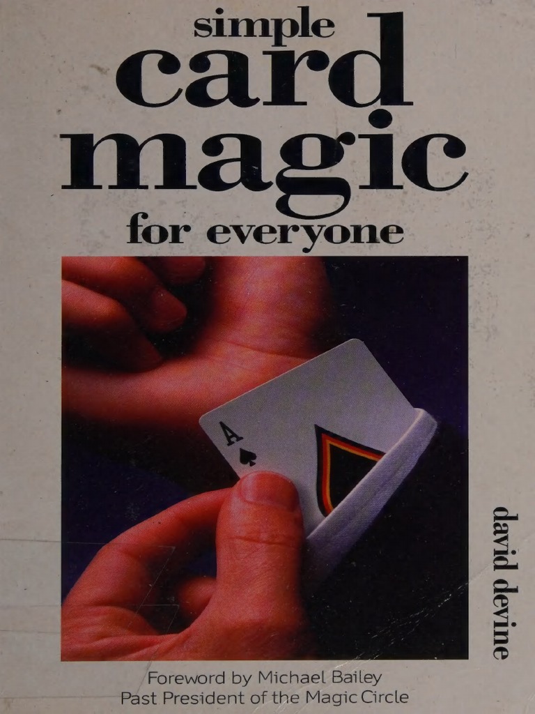 David Devine - Simple Card Magic For Everyone | PDF | Magic (Illusion ...