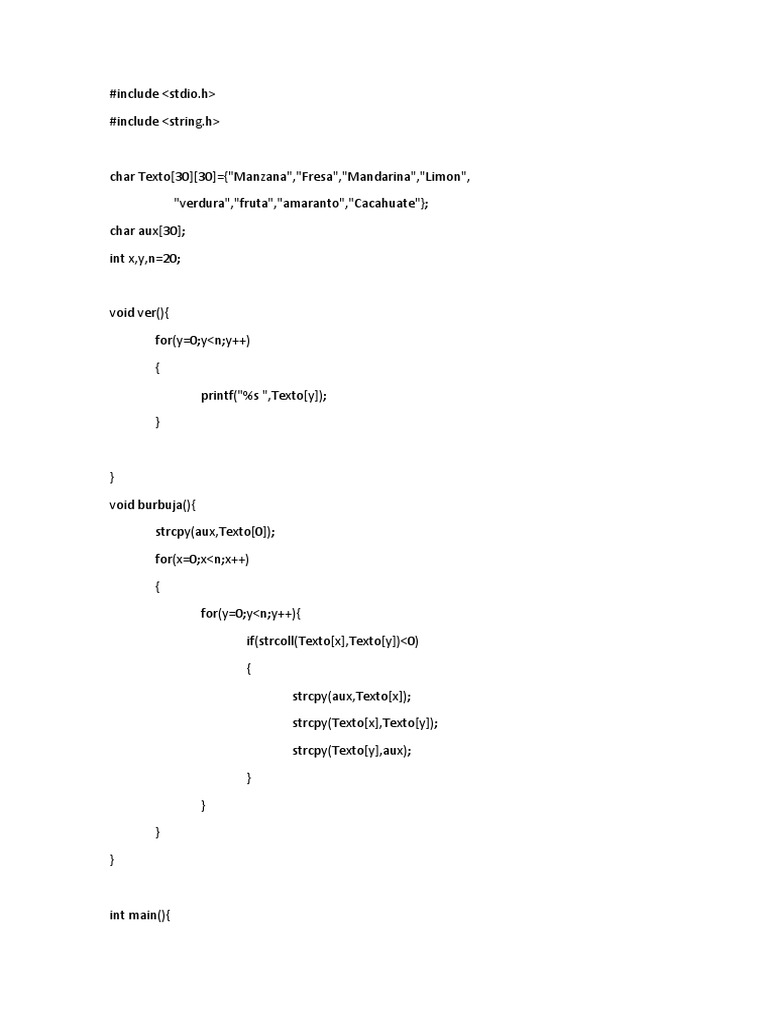 Metodo de La Burbuja | PDF
