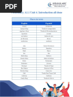 Vocabulario de Tiendas y Trabajos | PDF | Alimentos