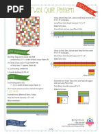 Friendship Braid Table Runner Pattern | PDF | Patchwork | Seam (Sewing)