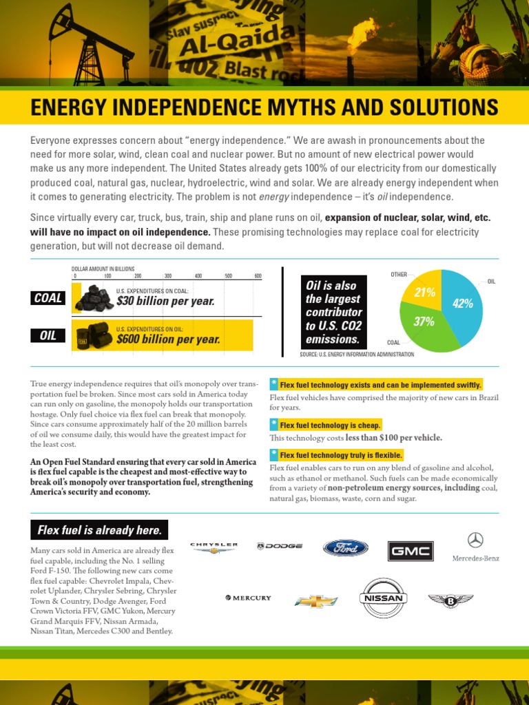 Breaking Oil's Monopoly with Flex Fuel | PDF | Energy Development ...