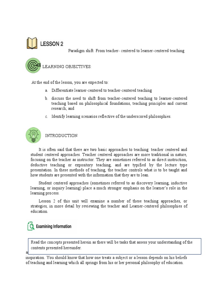 Lesson 2 Final Faci Learning 1 | PDF | Curriculum | Constructivism ... Lesson 2 Final Faci Learning 1 | PDF | Curriculum | Constructivism ...