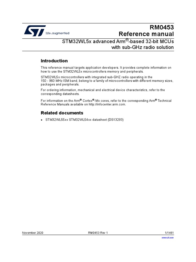 Stm32wl5 Series | PDF | Microcontroller | Arm Architecture