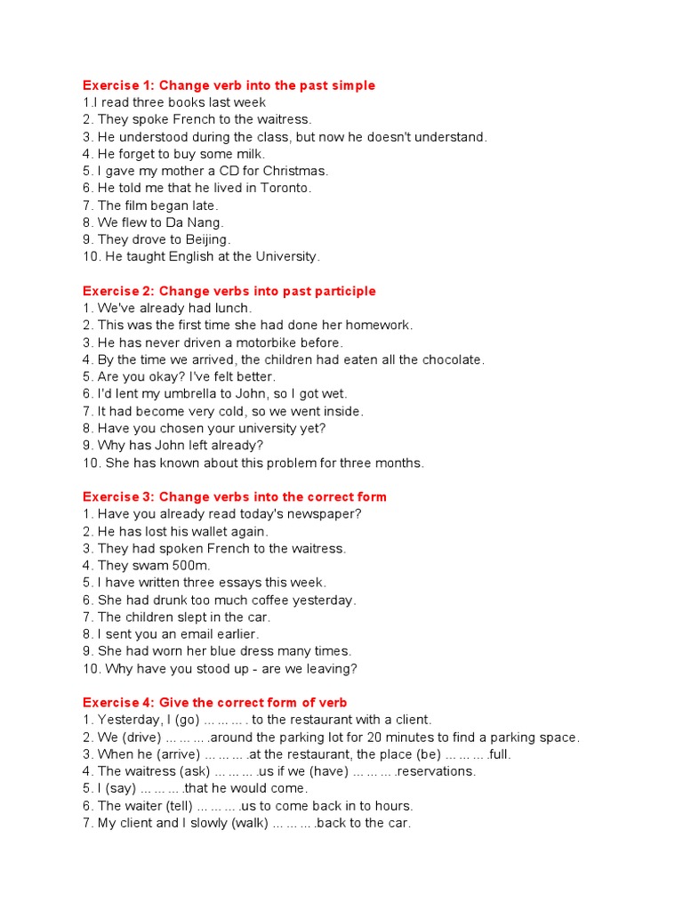 Irregular-Verb-Past-Simple-Past-Participle Phat Chage | PDF | Home & Garden