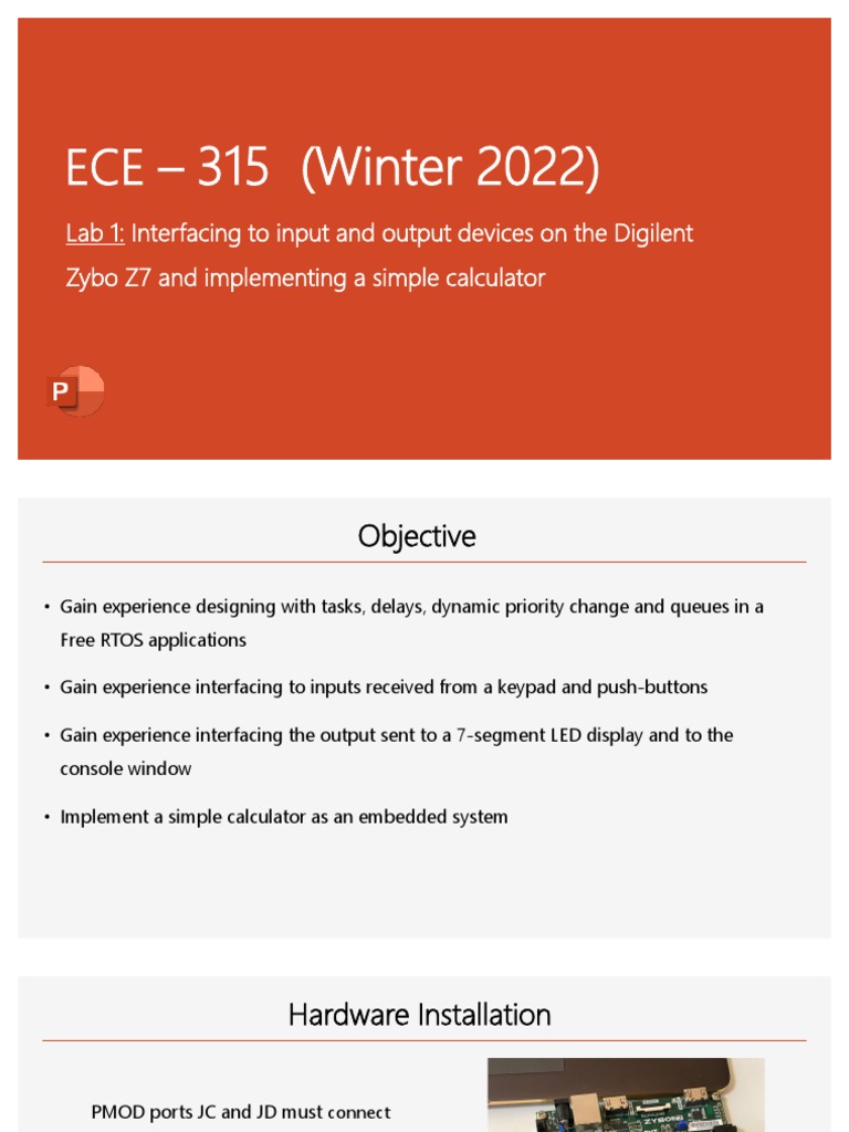 Lab1 Introduction Presentation Winter2022 | PDF | Computer File | Software