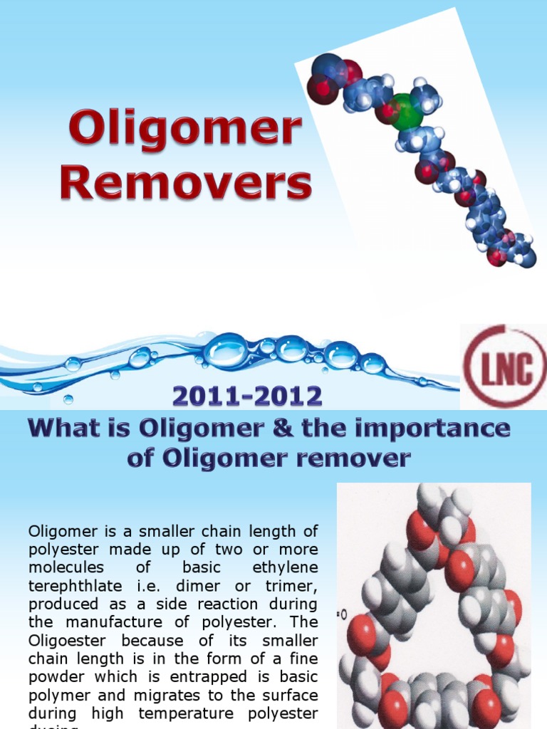 Oligomer Remover | PDF | Textiles | Polyester
