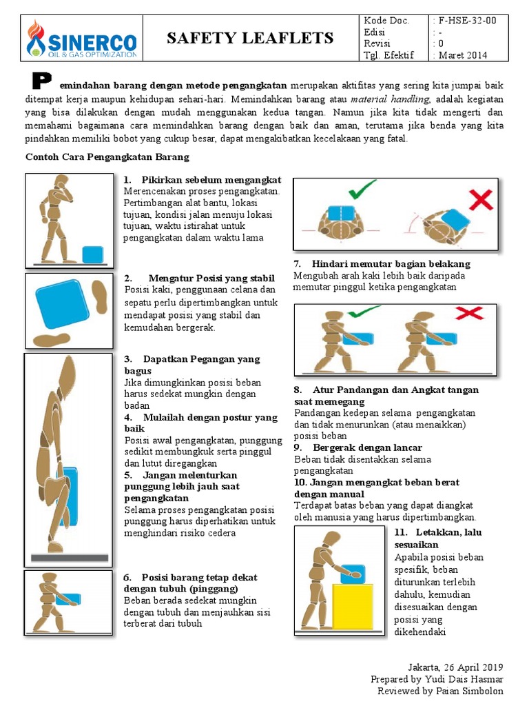 Safety Leaflets 29 April 2019 | PDF