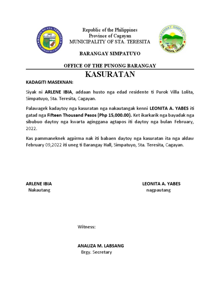 Kasuratan Pautang | PDF