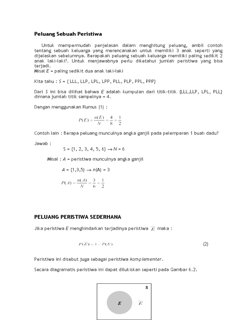 Pengantar Peluang | PDF
