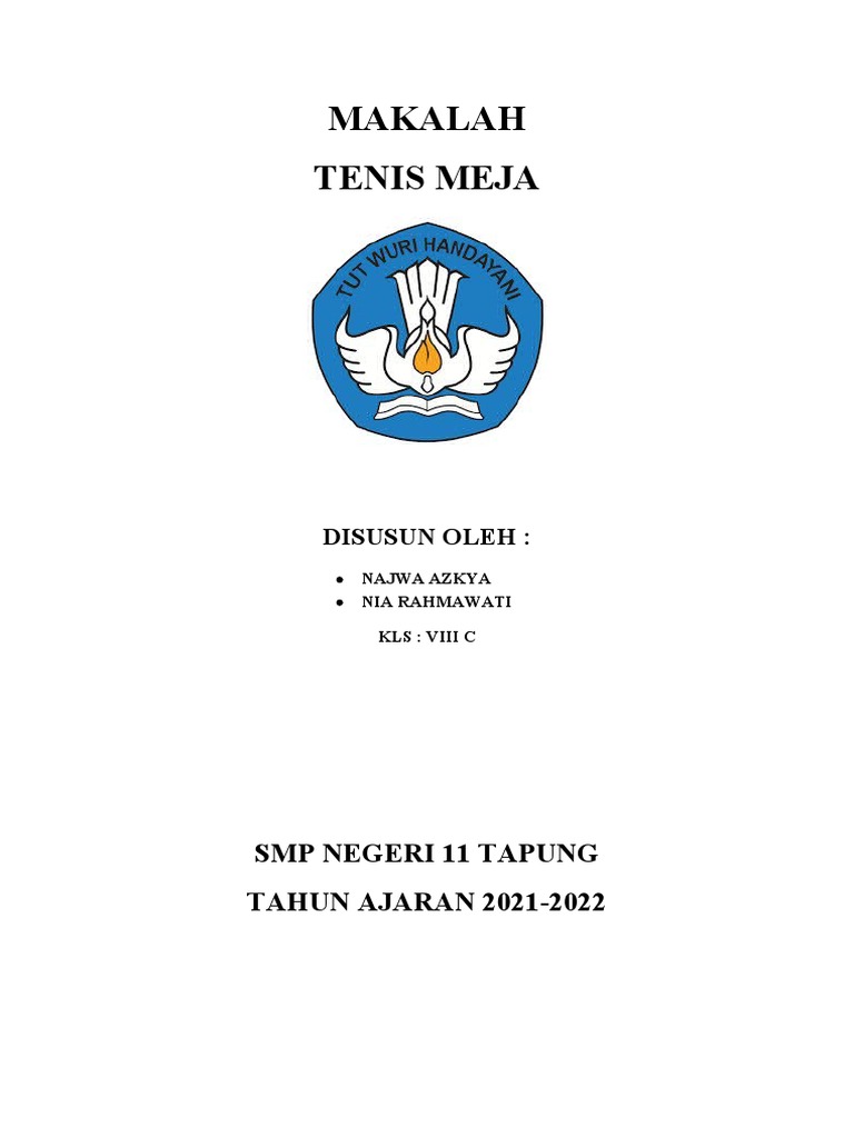 Makalah Tenis Meja | PDF