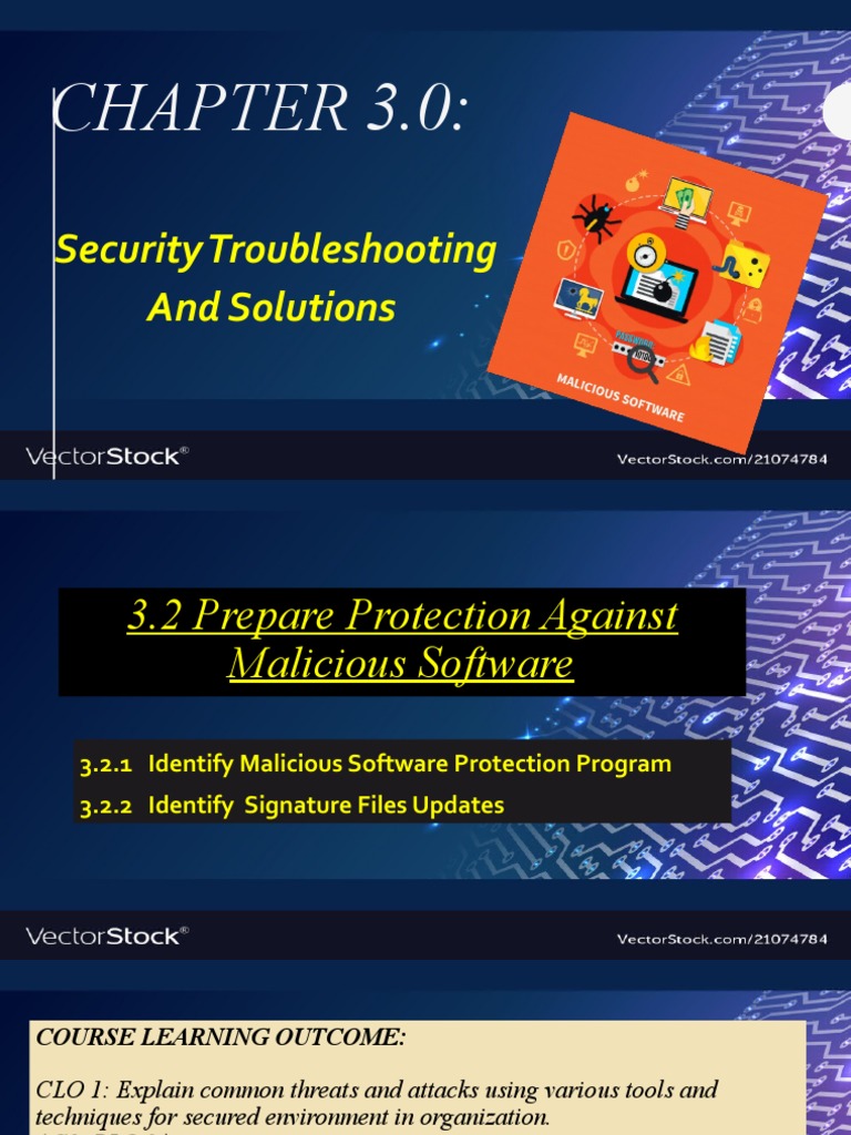 CHAP 3.2 Protection Against Malicious Software | PDF | Malware ...
