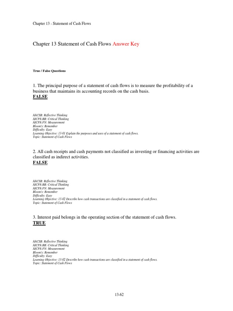 Cash Flow & Liabilities | PDF | Cash Flow Statement | Investing