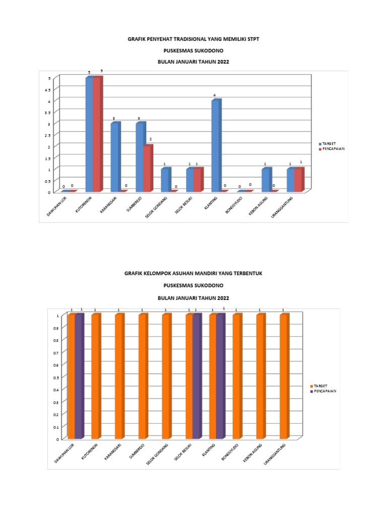 Grafik Program Lansia Tahun 2022 | PDF