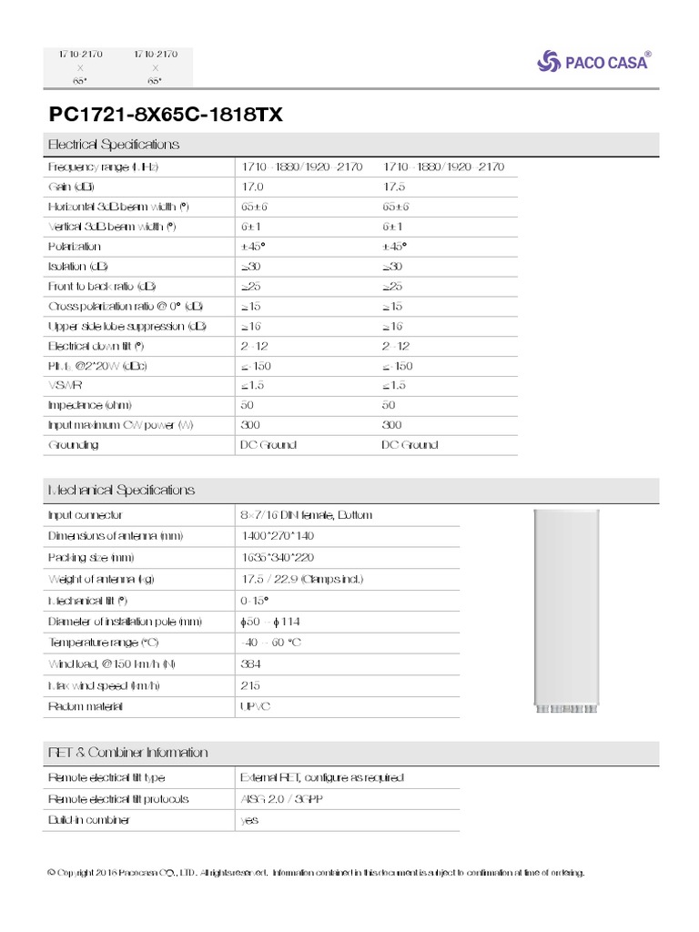 PC1721 8X65C 1818TX (v2) | PDF