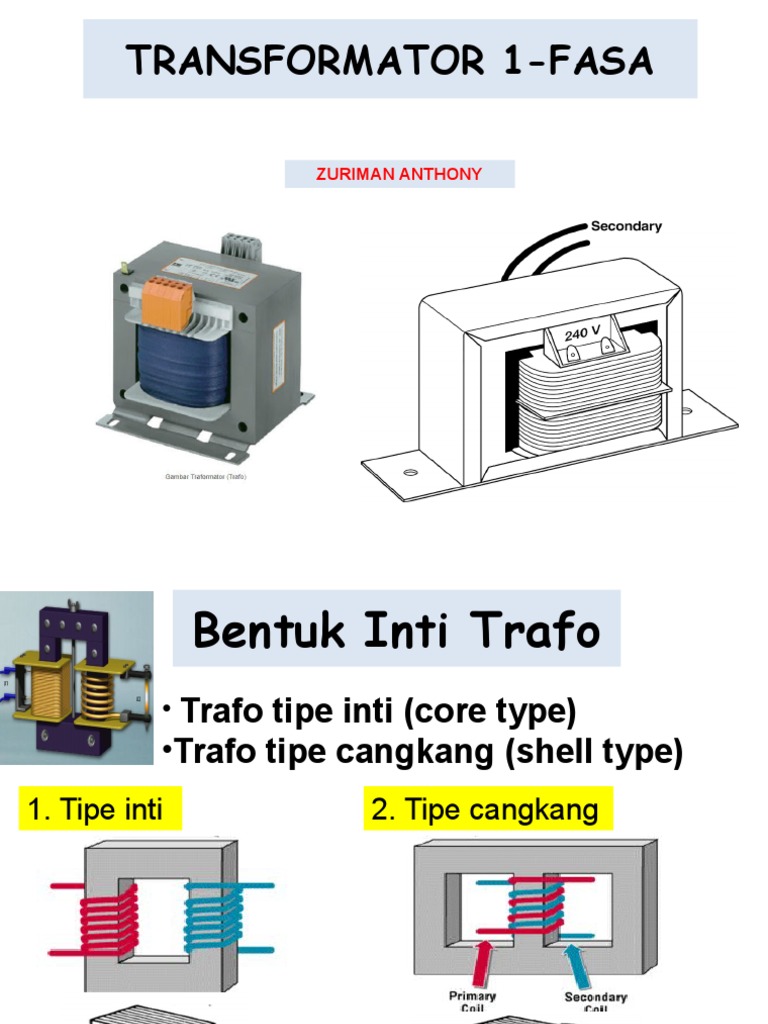 Transformator 1-Fasa: Konsep & Soal | PDF