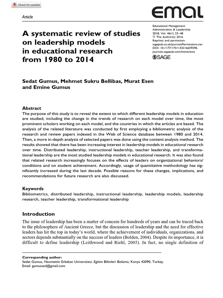 Leadership Models | PDF | Leadership | Transformational Leadership