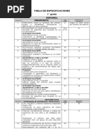 3° TABLA ESPEC. EVAL. DIAGNÓSTICA CICLO ESCOLAR 2023-2024 | PDF | Educación primaria
