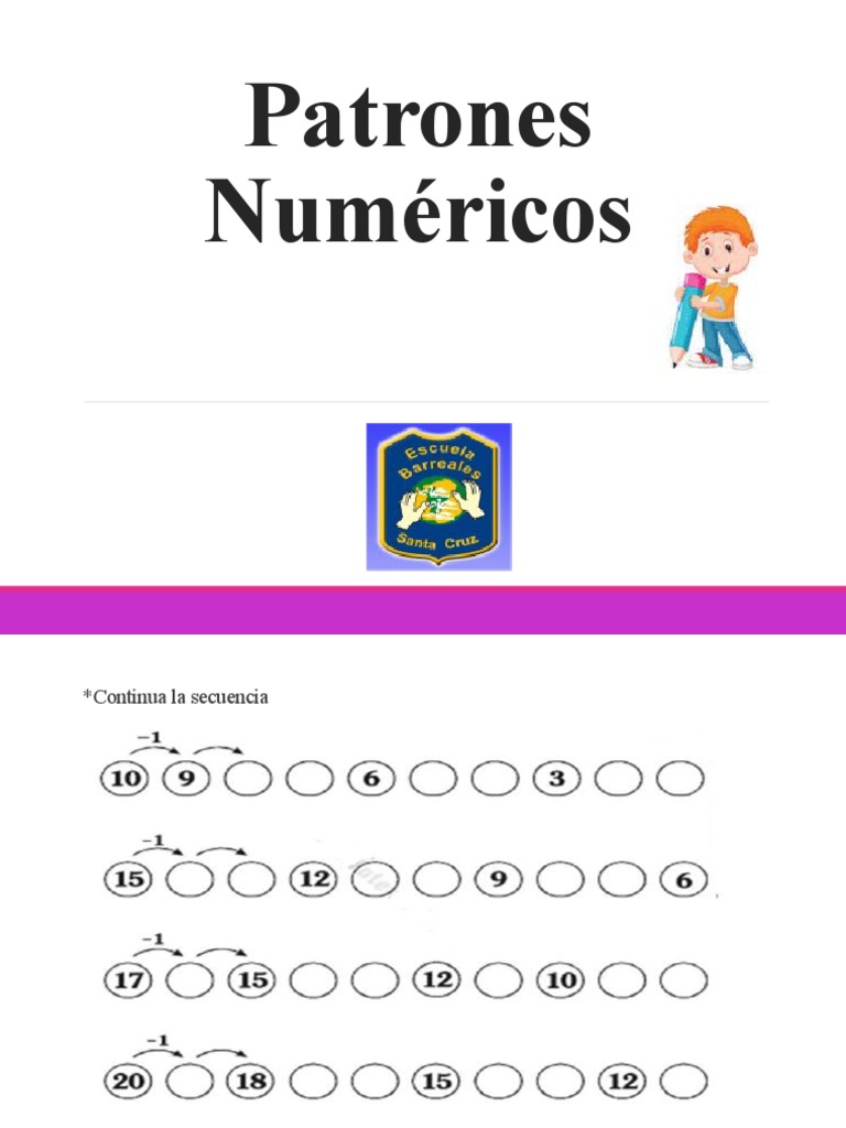 Patrones Numéricos | PDF