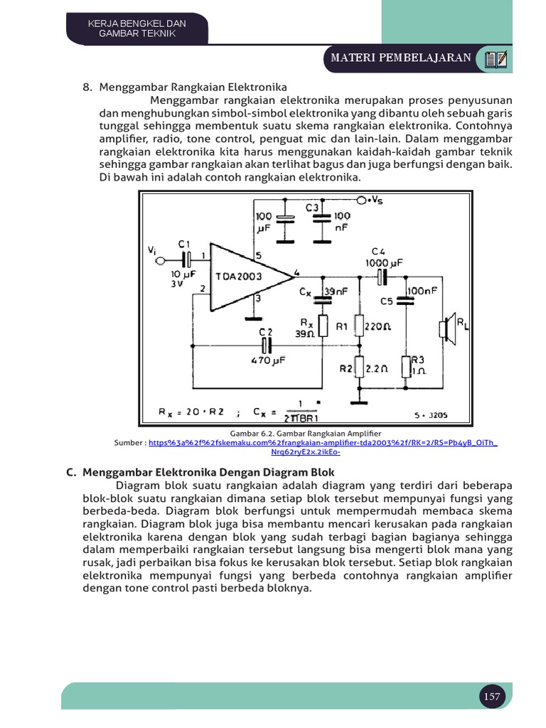 Gambar Teknik. - 3.18 Menggambar Rangkaian Listrik Dan Elektronika | PDF