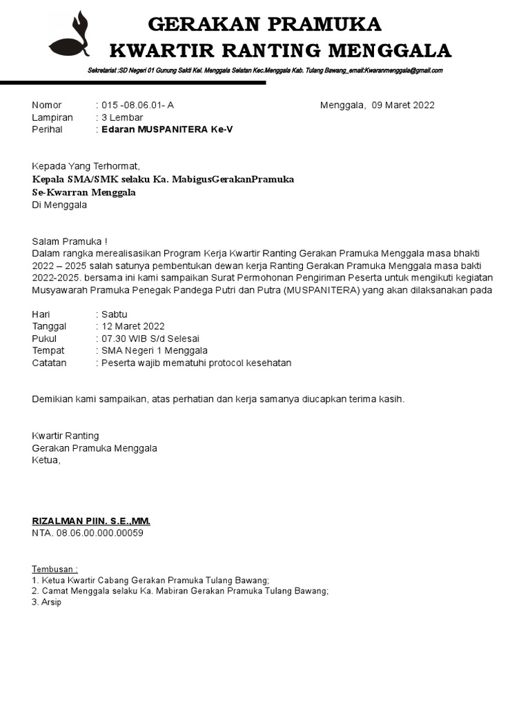 MUSPANITERA MENGGALA 2022 | PDF