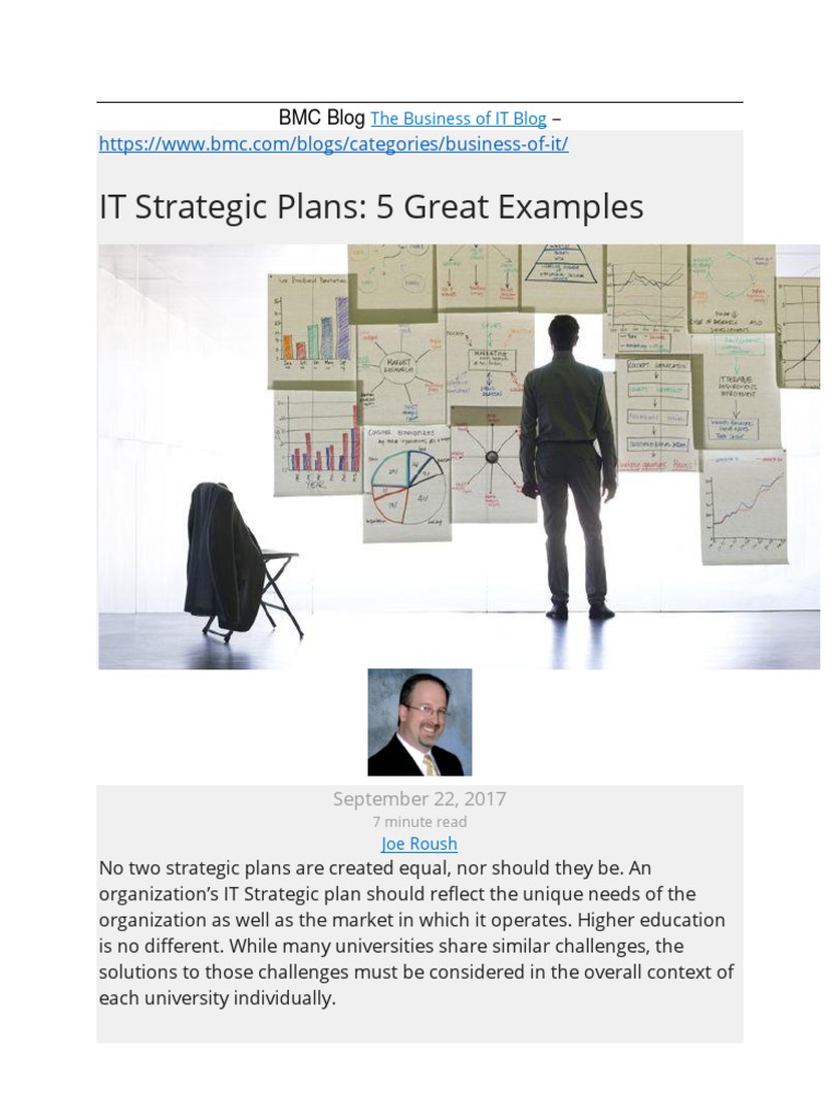 BMC 5 IT Strategic Plans | PDF