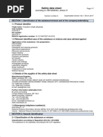 Bref - Fresh Boost - SDS | PDF | Dangerous Goods | Toxicity