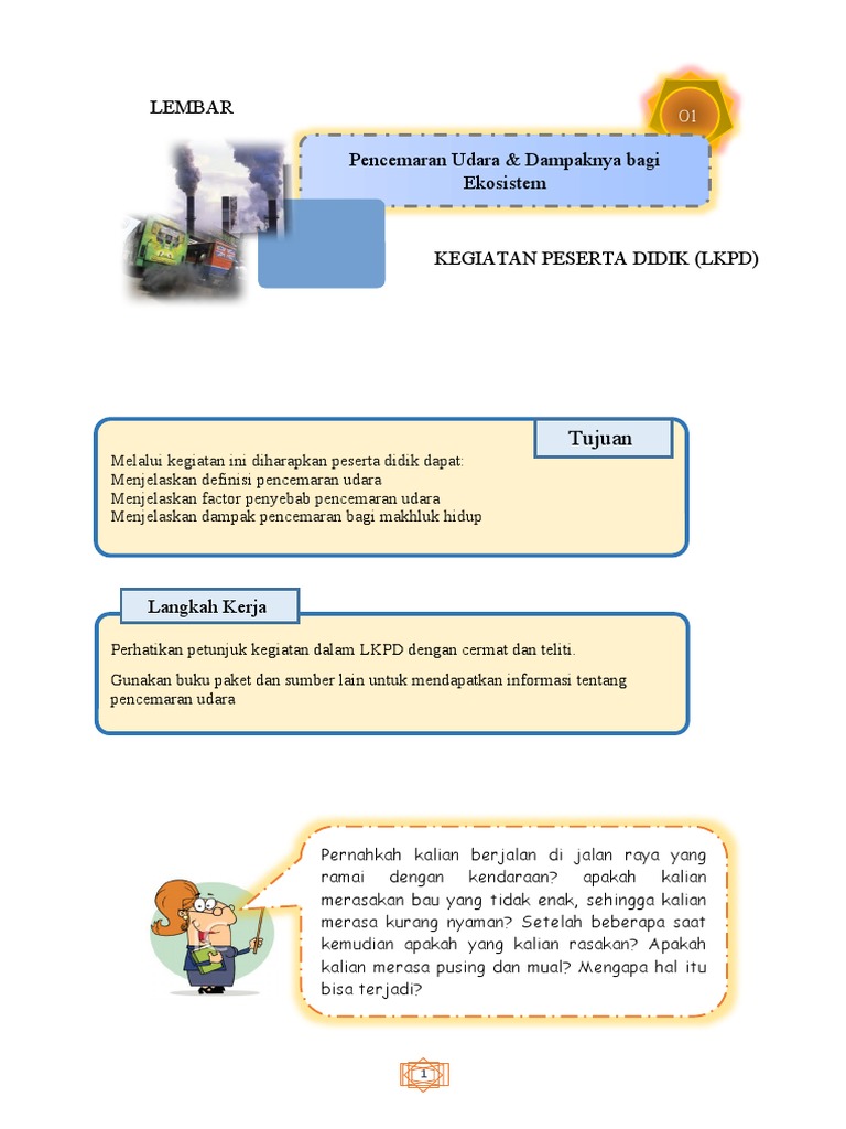 LKPD Pencemaran Udara | PDF